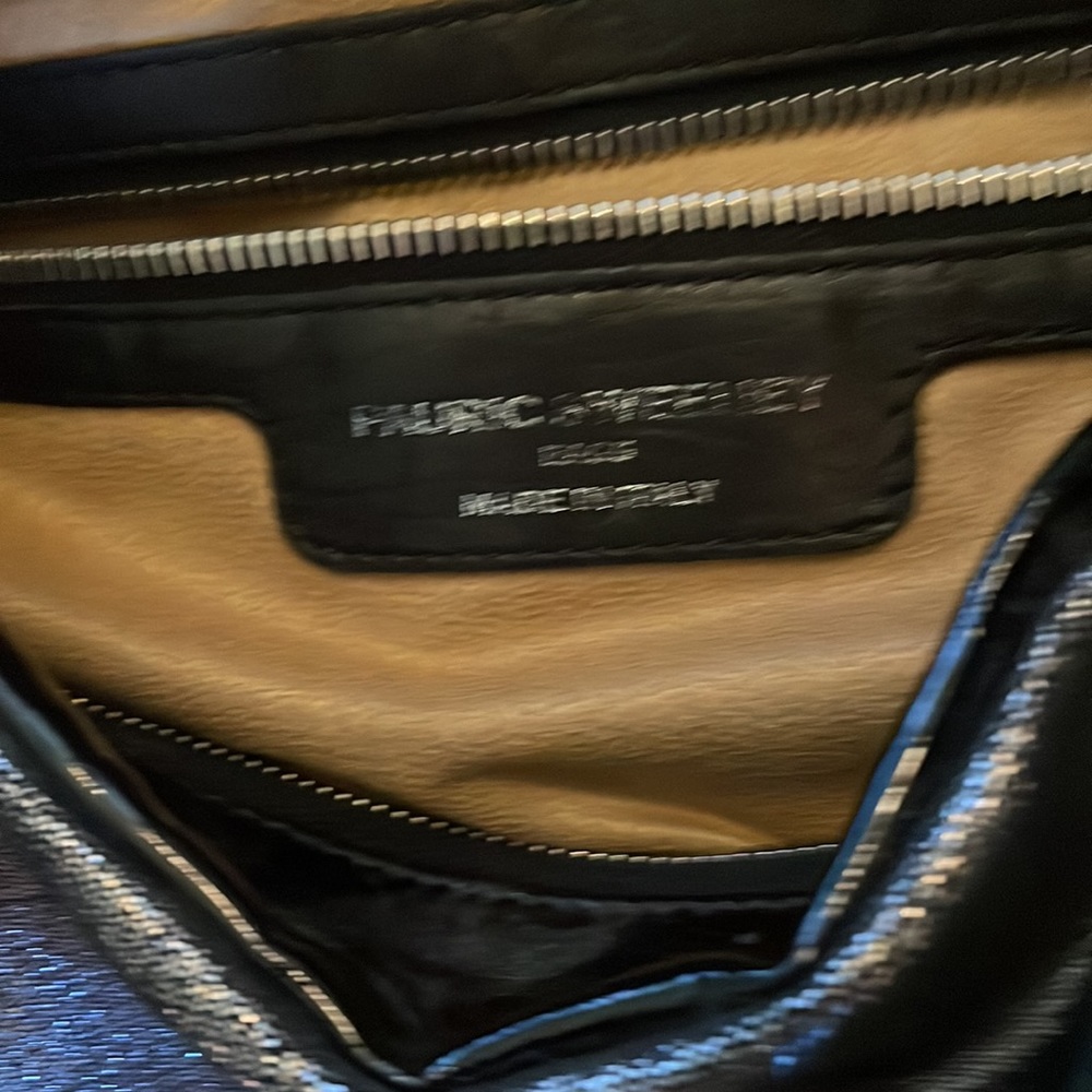 Pauric Sweeney Bags Pauric Sweeney Silver Metallic Le… - Gem